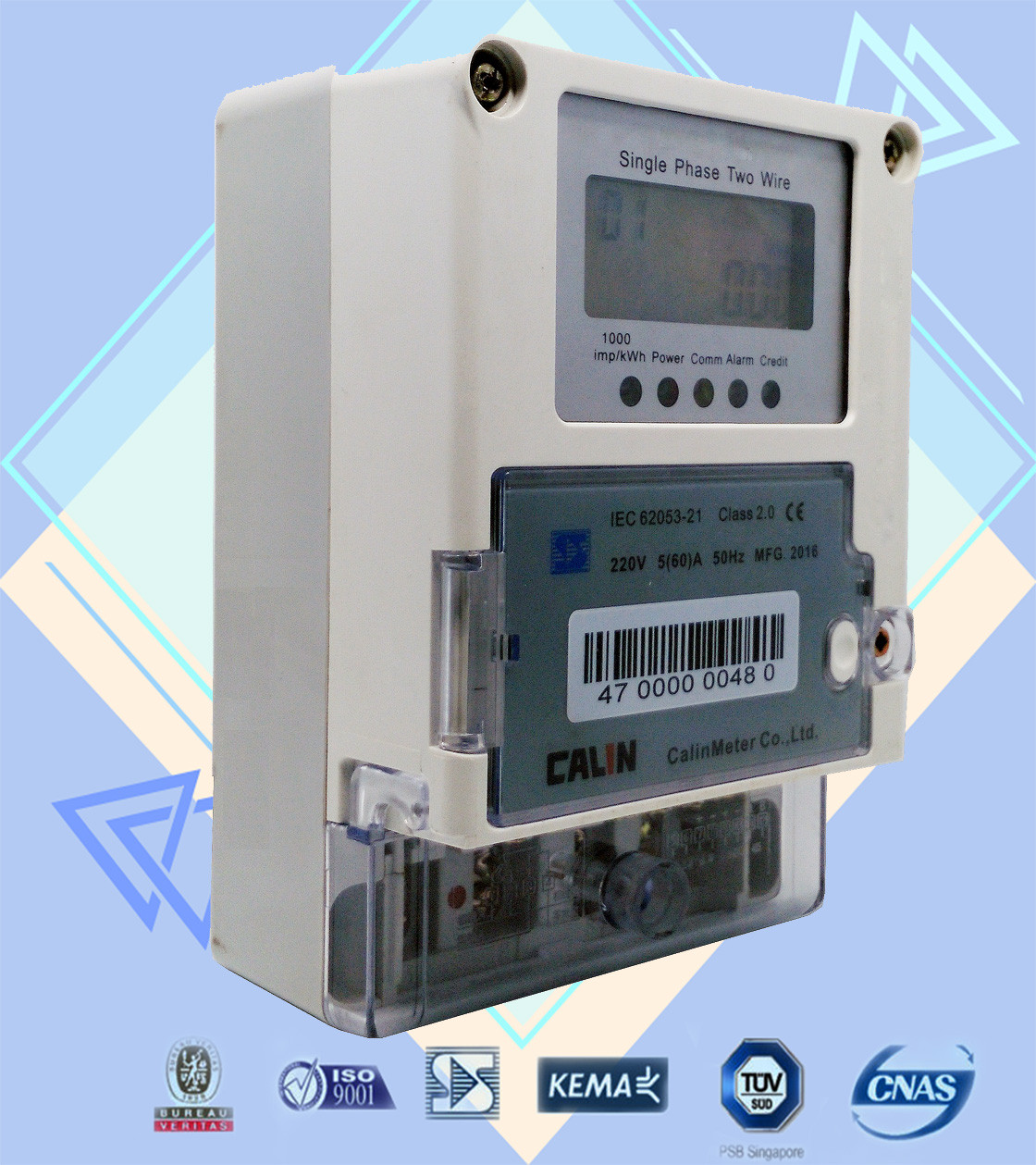 Commercial Single Phase Power Meter Multi - Function Smart Electric Meters Commercial Single Phase Power Meter Multi - Function Smart Electric Meters