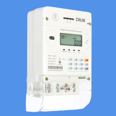 4G SIM card single phase smart prepaid electricity meter with Nigeria ...