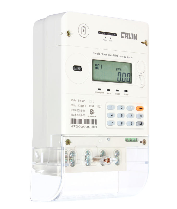 STS DLMS Single Phase Prepaid Electricity Meters With GPRS/GSM 110V ...