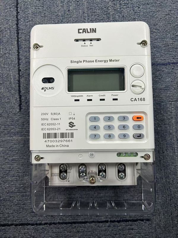 STS Prepayment Single Phase Electric Meter With 1600 Pulse Rate For Low ...