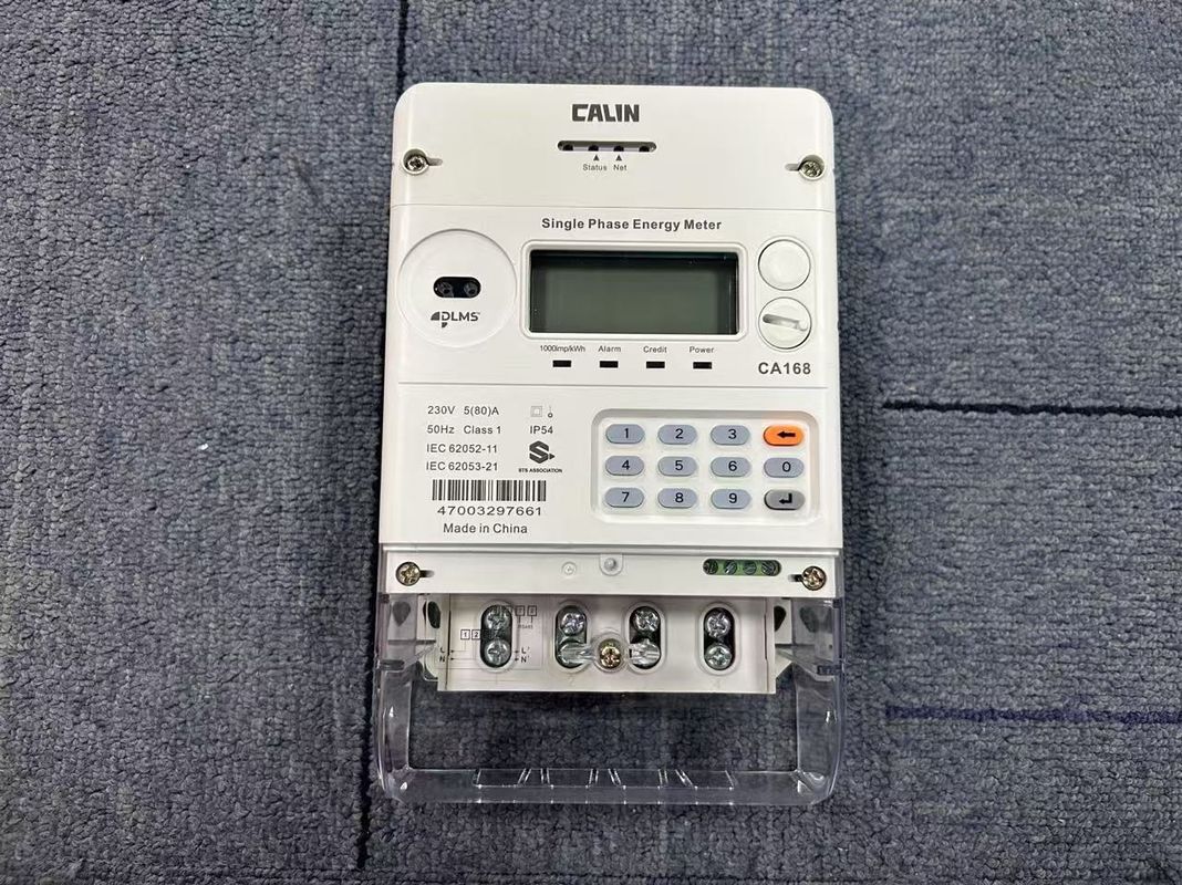 GPRS/GSM STS DLMS Single Phase Prepaid / Prepayment Electricity Meters Anti Tamper Double Circuit