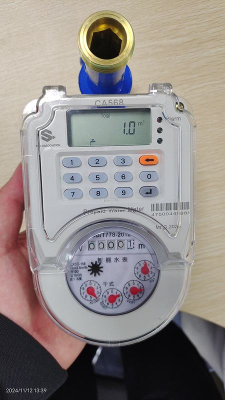 Plastic Body IP67 Water Proof Prepaid Water Meter STS Standard Class B ...