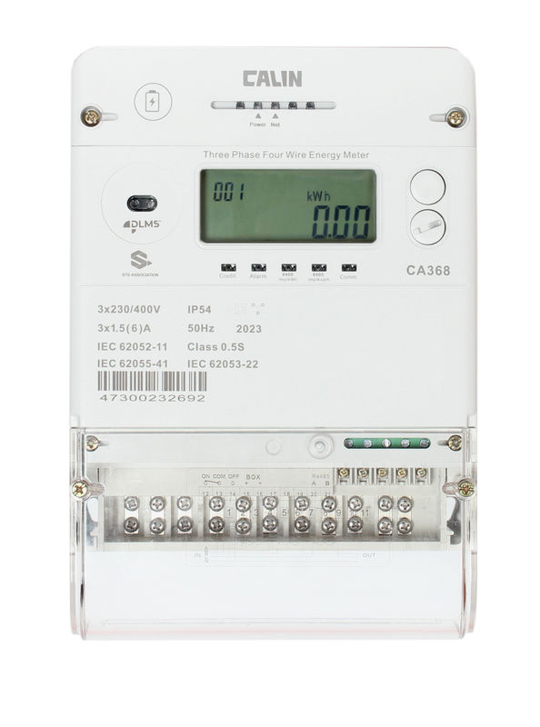 CT Three Phase Four Wire Smart Prepaid Electricity Meter Current Transform AMI Enable For Tenants