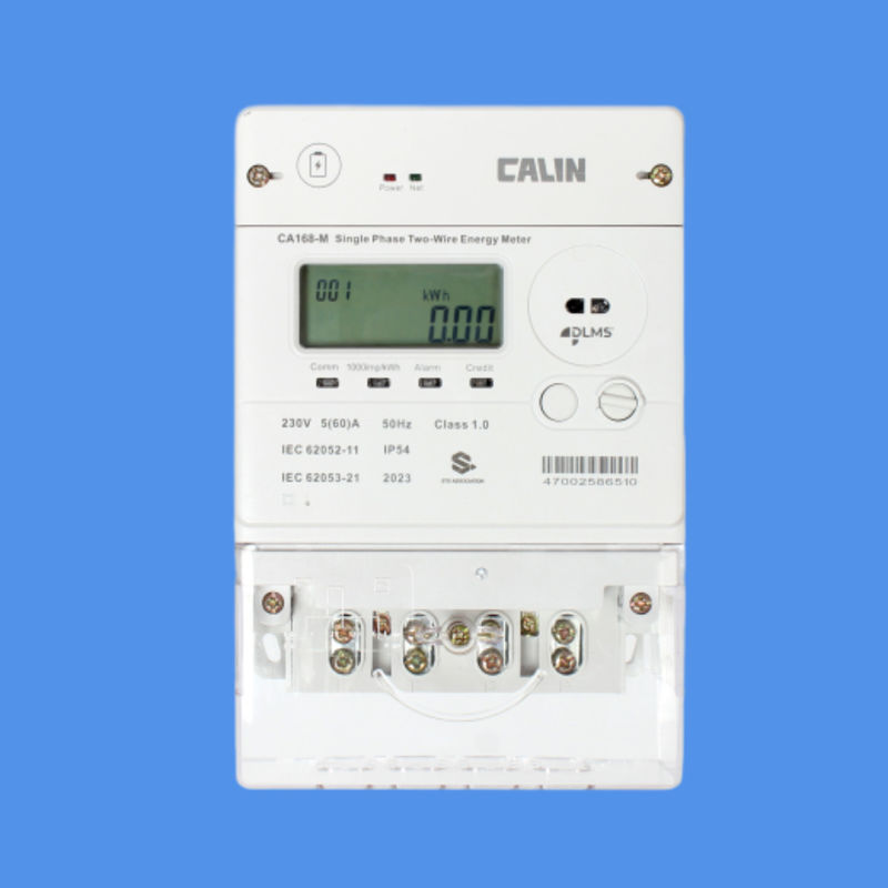 20-Digit CE IEC Certified Prepaid Electricity Meters Equipped with Plug ...