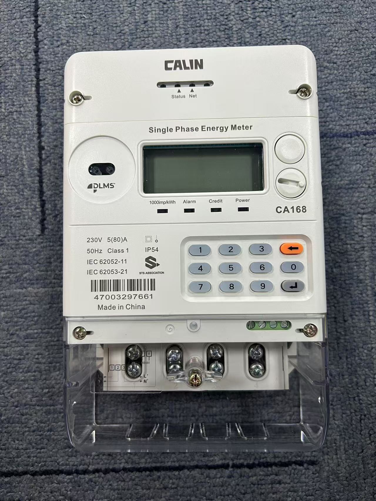 STS Prepayment Single Phase Electric Meter With 1600 Pulse Rate For Low ...