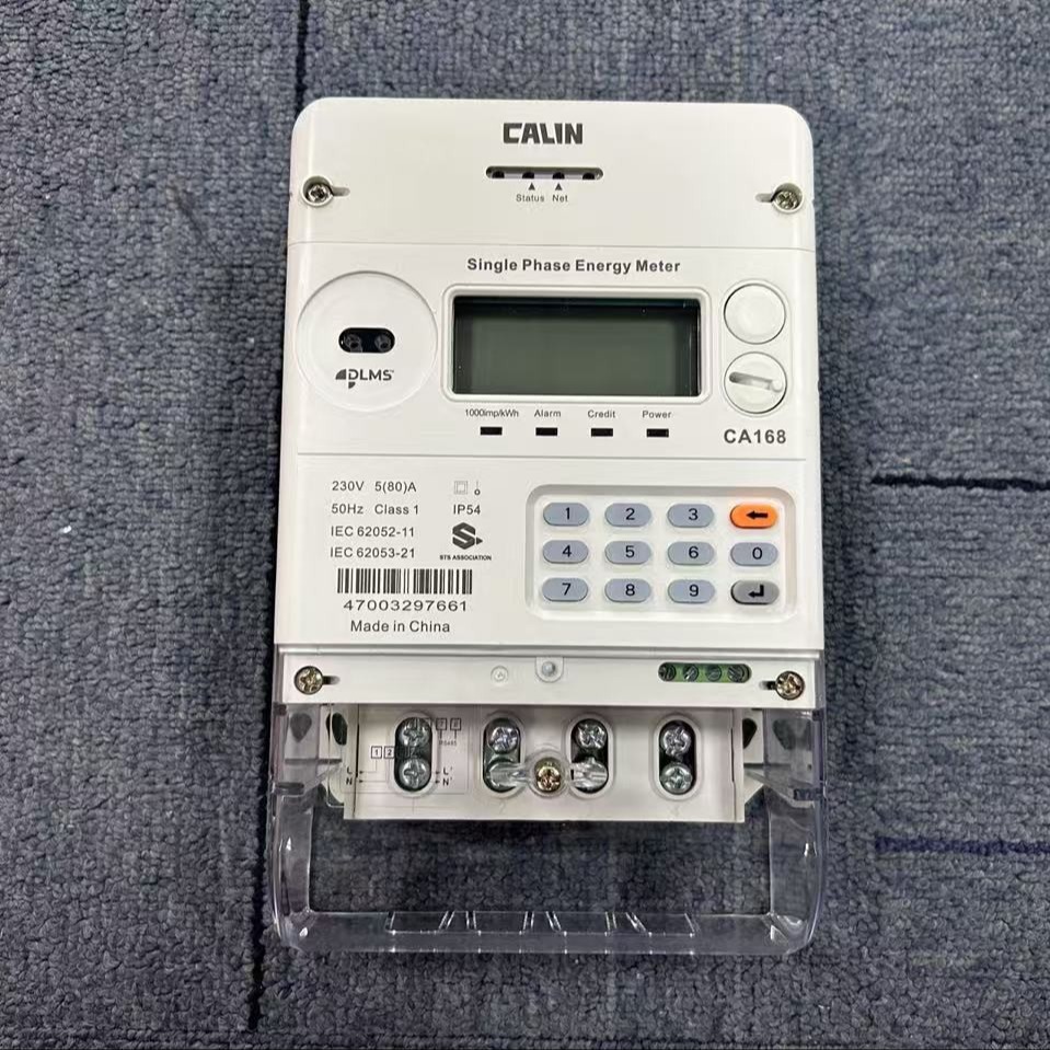 Single Phase Smart Energy Meter With STS Prepaid Keypad, GPRS/4G Module