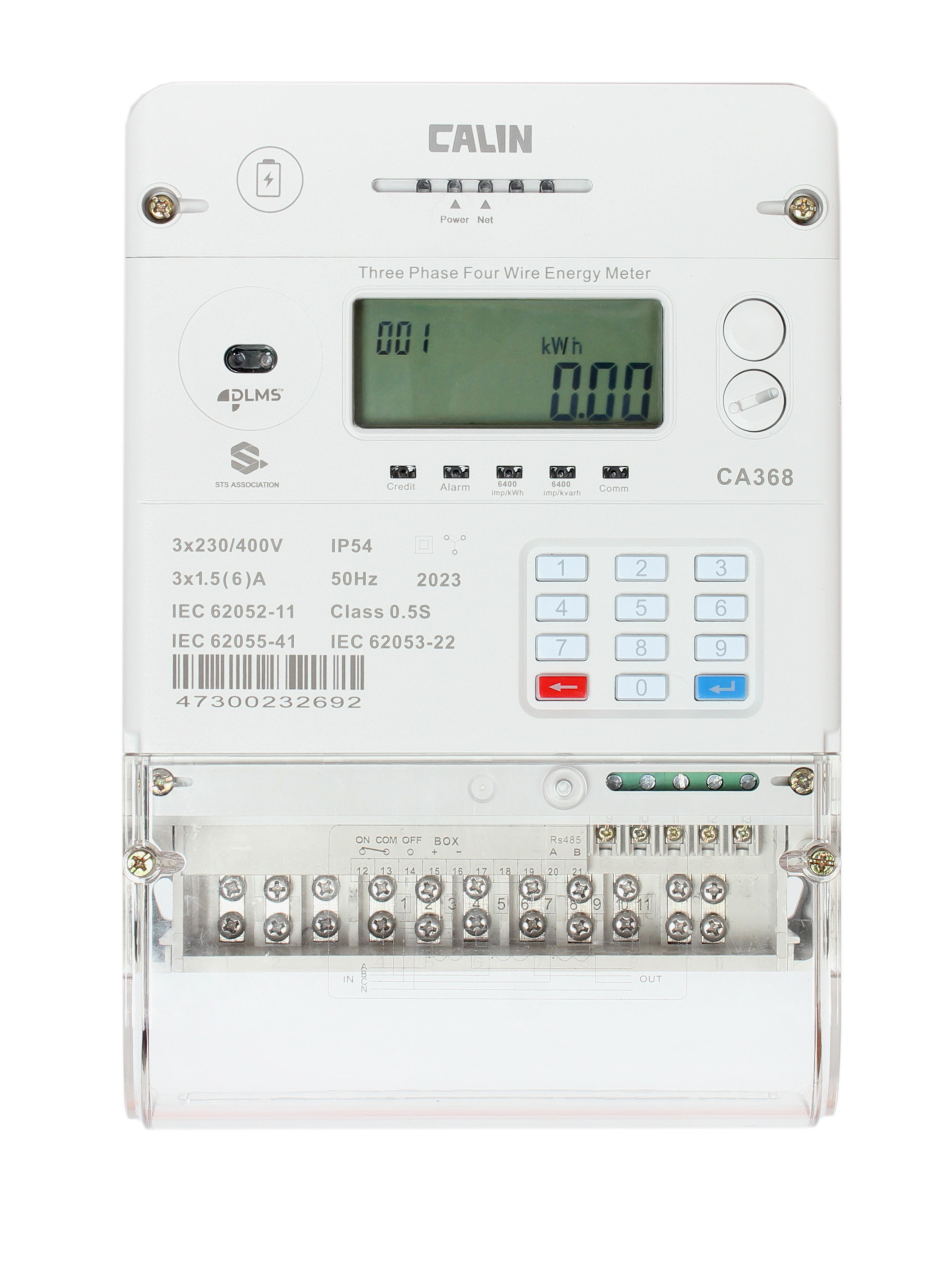 High Current Transform Smart Energy Meter With AMI Features DLMS ...