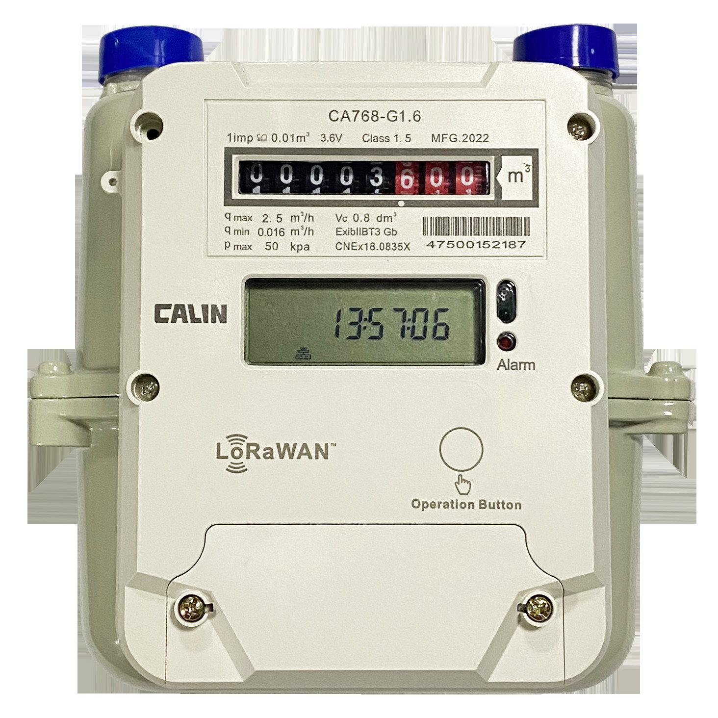LoraWAN Smart Prepaid Gas Meter with Integrated Valve for Energy ...