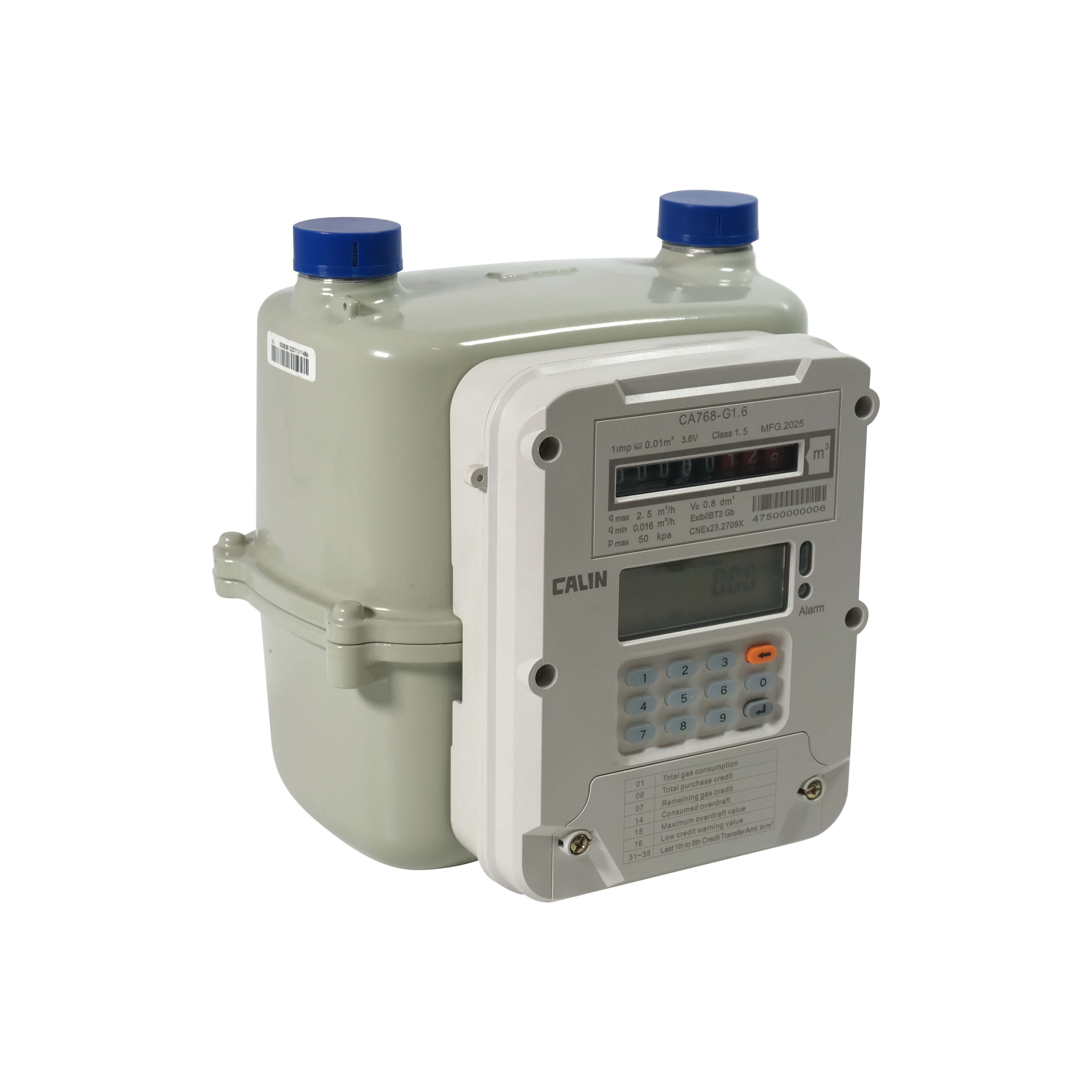 Customized LoraWAN/NB-IoT/GPRS Prepaid Postpaid Smart Gas Meter