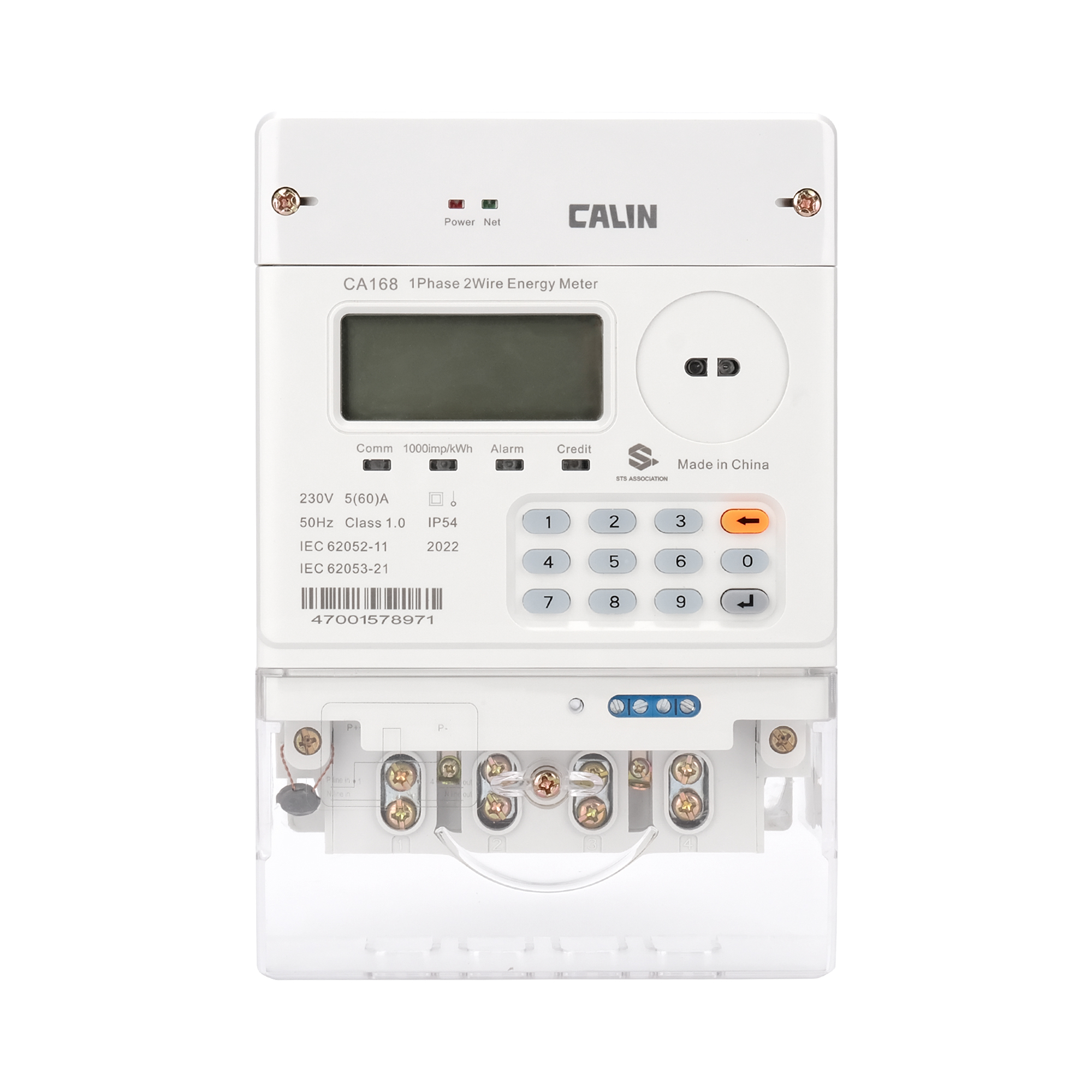 Strong Smart Prepaid Electricity Meters with IEC Standards and Remote ...