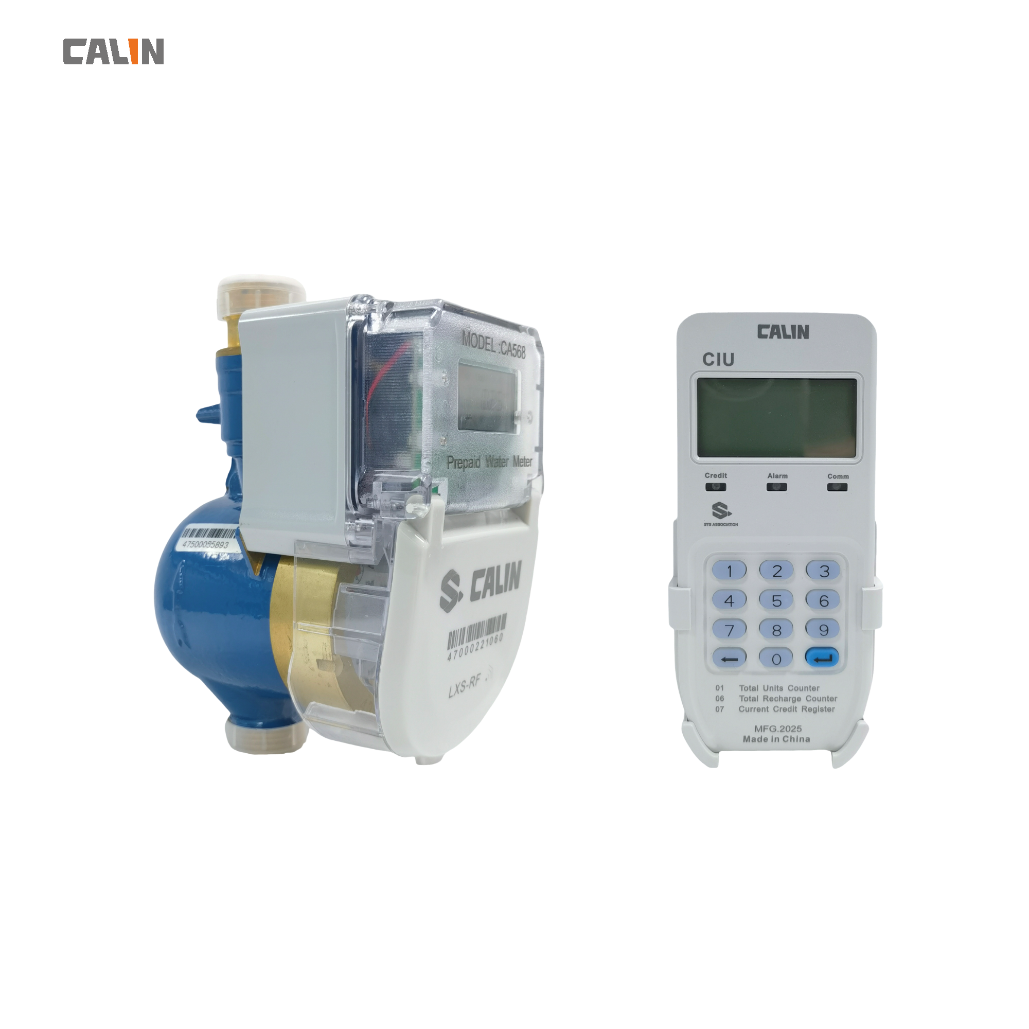 20 Digits'Credit Token Recharge DN15 Prepaid Water Meters