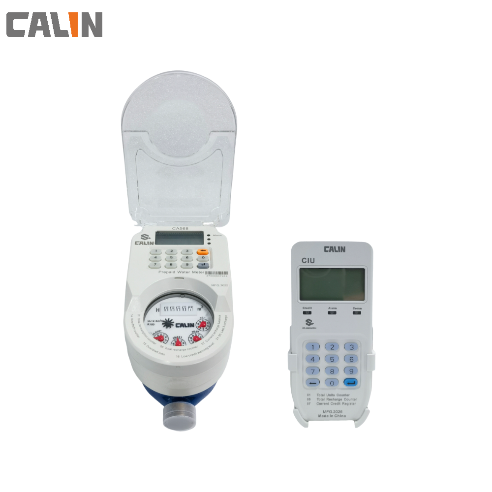 LCD Display Precision Water Meters STS Certificate With RF Lora ...