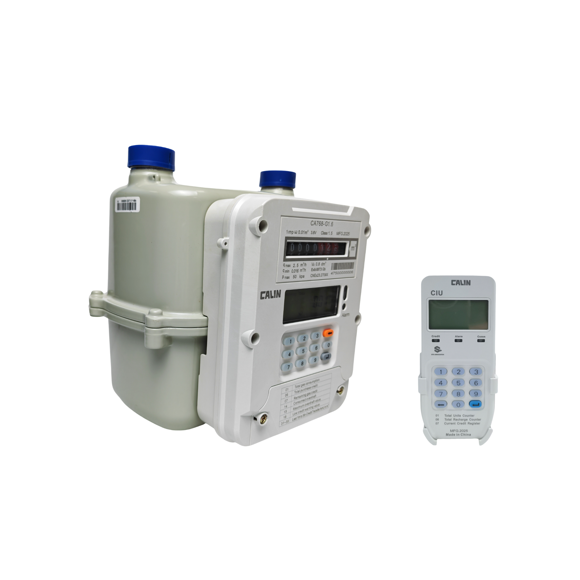 MODBUS Communication Prepaid Gas Meter AMR AMI Compatibility ...