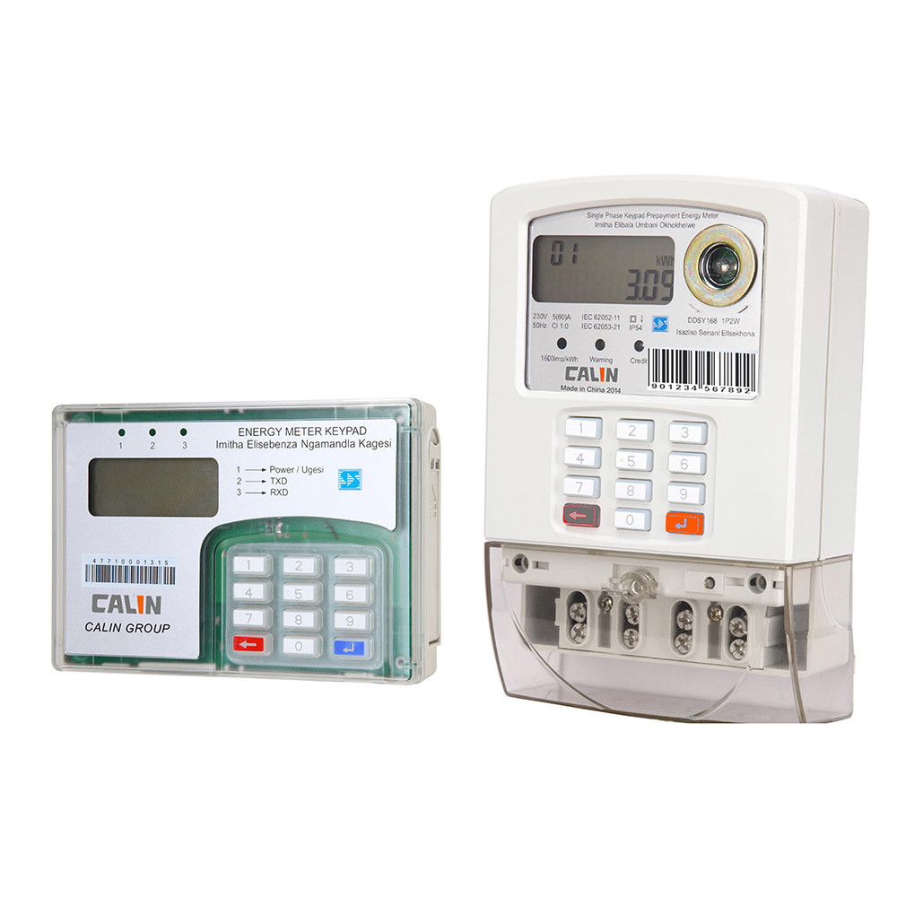 Micro Grid STS Single Phase Power Meter Prepayment Keypad Electricity ...